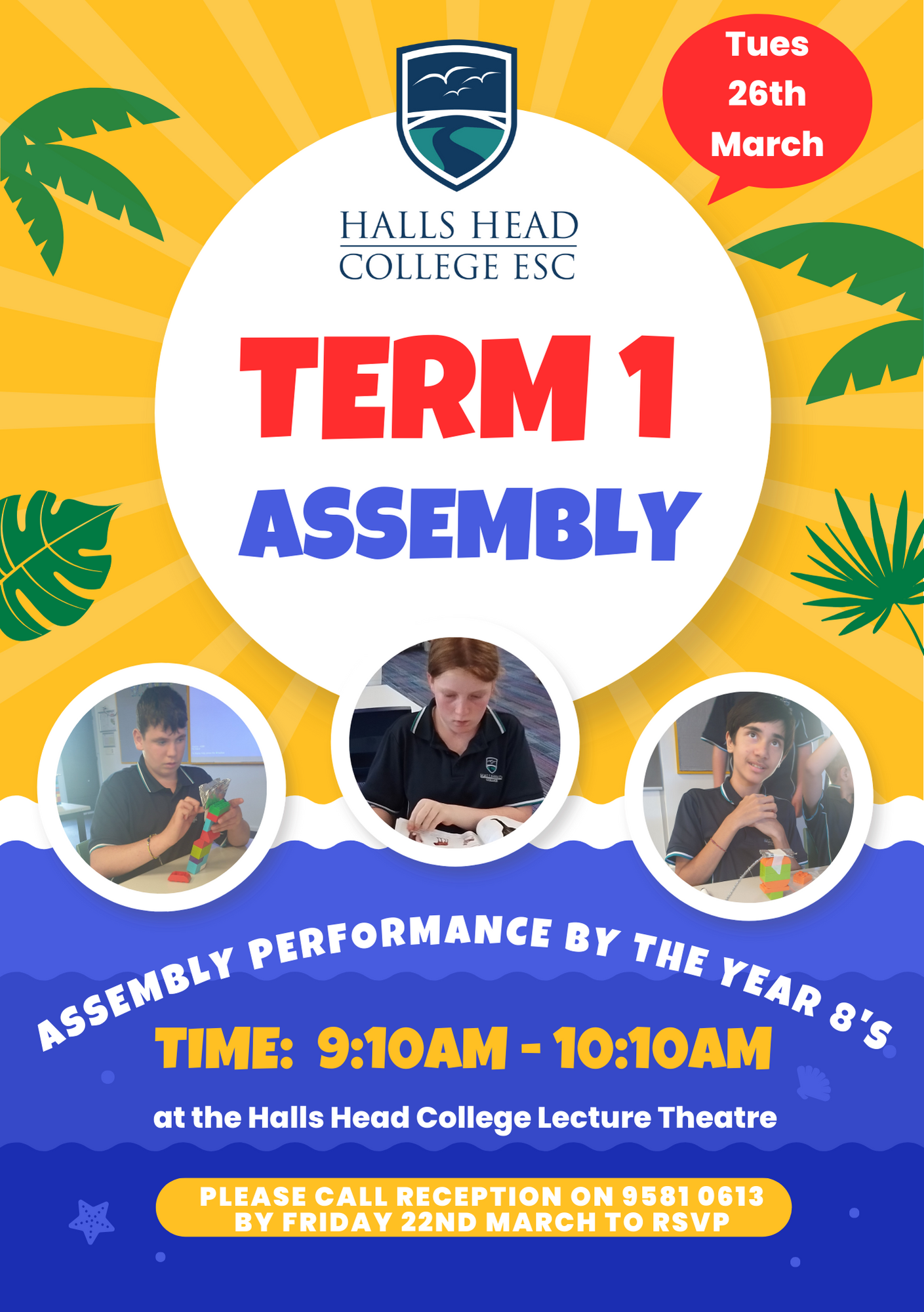 Term 1 Assembly | Halls Head College ESC